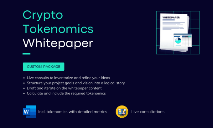 Write your crypto project whitepaper with tokenomics by Chain_force ... Write your crypto project whitepaper with tokenomics by Chain_force ...