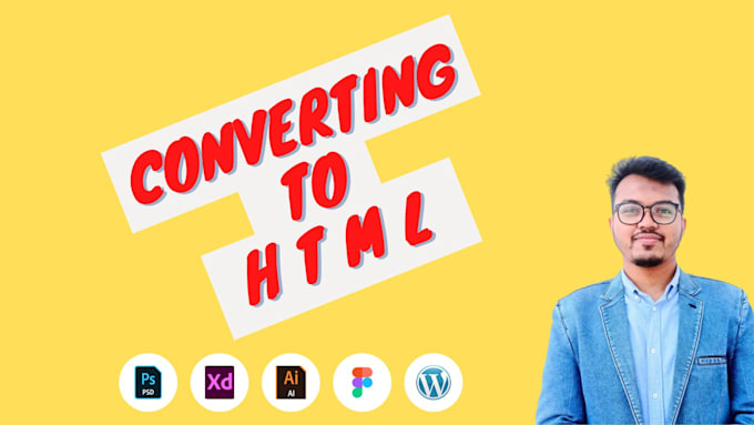 Convert xd,psd,ai to html css bootstrap 5 responsive website by Aai ...