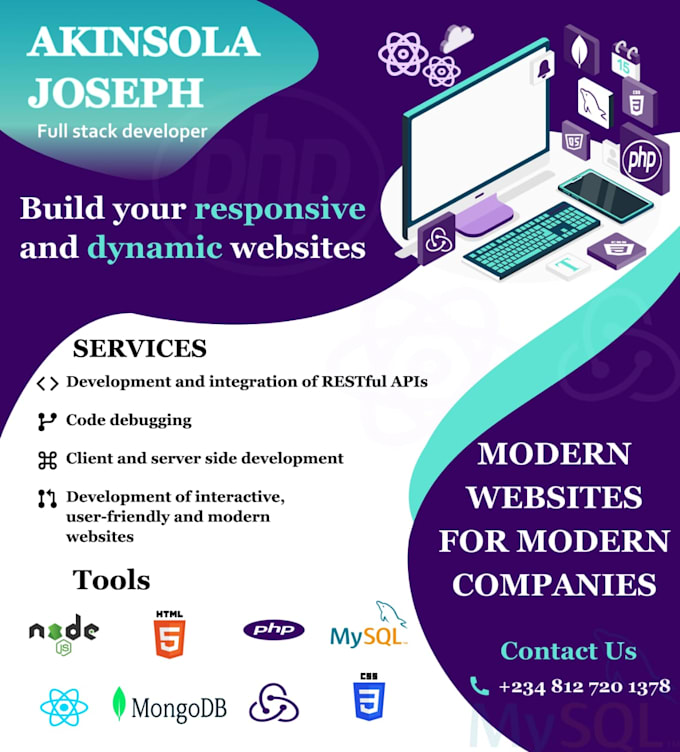 Do Api Development Api Integration Conversion To Html Css Js By
