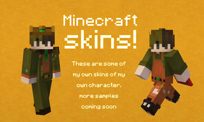 Create a custom minecraft skin by Mossdigs | Fiverr