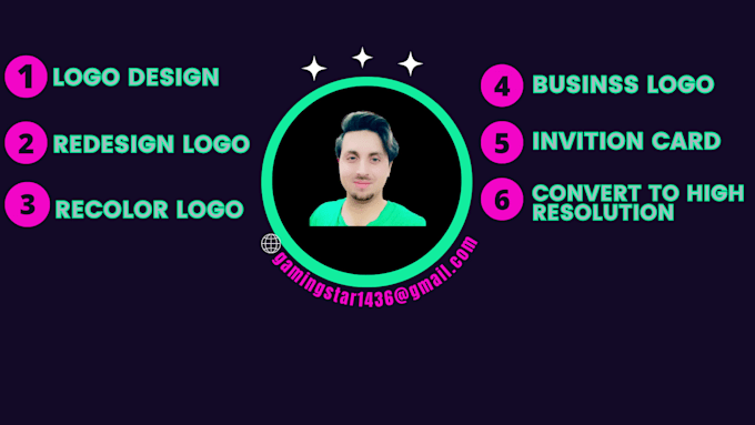 Logo redesign, editing, recolor, signature,sports by Gamingstar135 | Fiverr