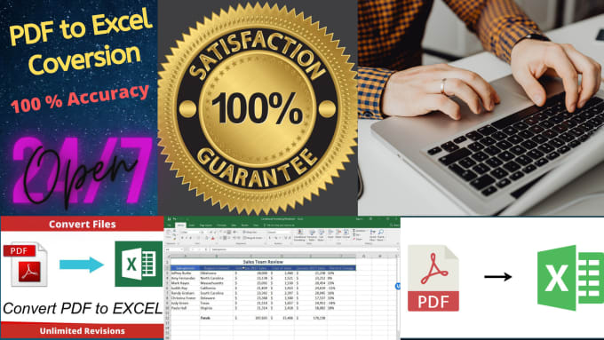 Convert pdf file to excel by Shanmehmood782 | Fiverr