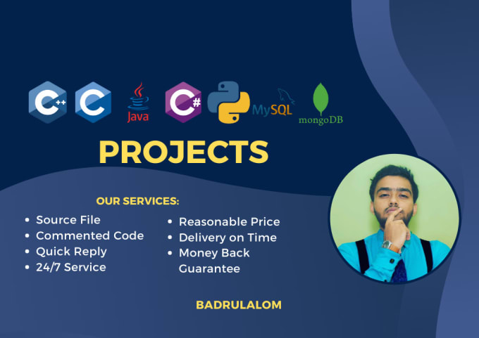 Do Cpp C Objective C Java Python Data Structure Algorithm Oop Projects By Badrulalom Fiverr