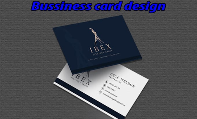 Design proffessional bussiness card by Dexignmax | Fiverr