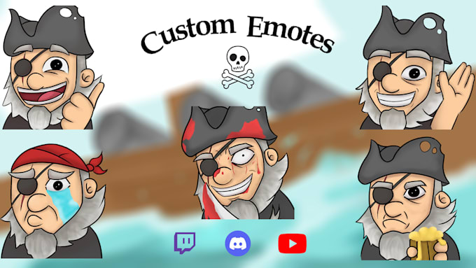 Draw unique emotes for twitch, discord and youtube by Chrissso | Fiverr