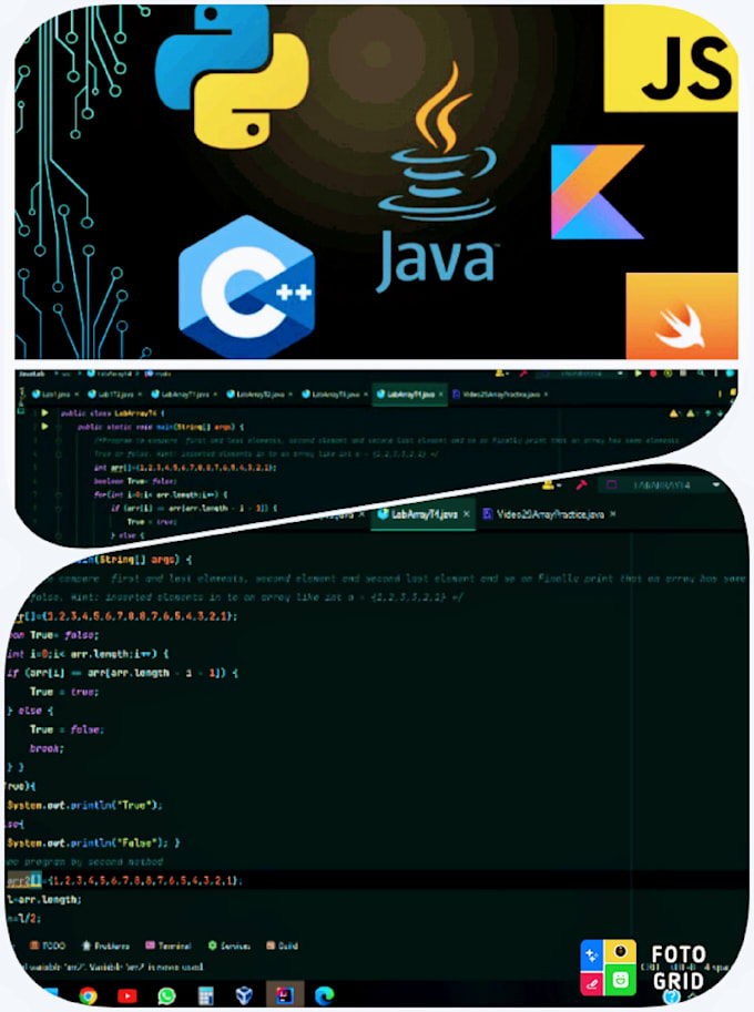 Do all the tasks related to java, python ,data analytics by ...