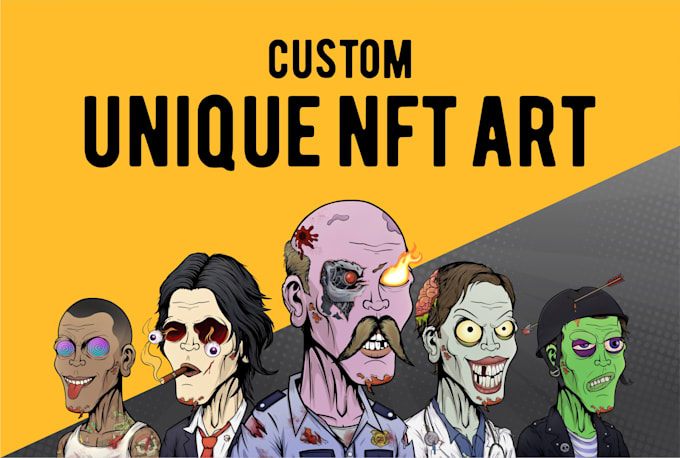 Design unique generate nft detailed 2d art collection by Mythicaltuesday | Fiverr