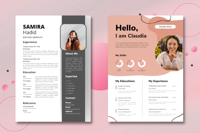 Do professional attractive resume design cv design by Akashdigital | Fiverr