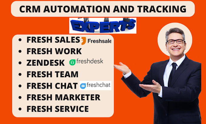 Set up freshwork freshsales,automate freshdesk freshchat be virtual ...