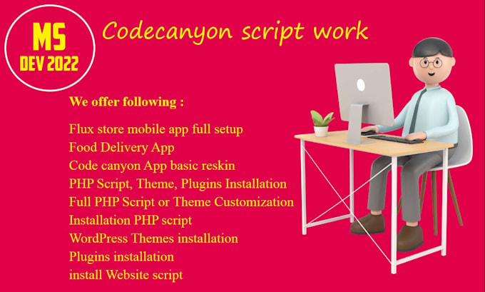 Reskin and setup codecanyon project like fluxstore app etc by Msdev2022 | Fiverr