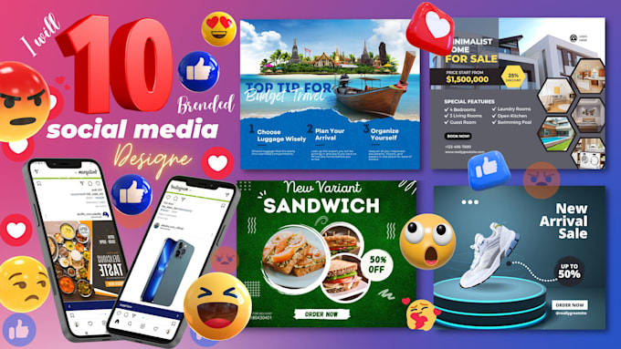 Creaat unique and eye catchy top social media post, flyer, poster by ...