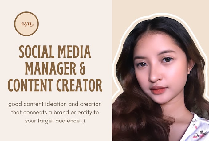 Be your next social media manager and content creator by Eyn_social ...