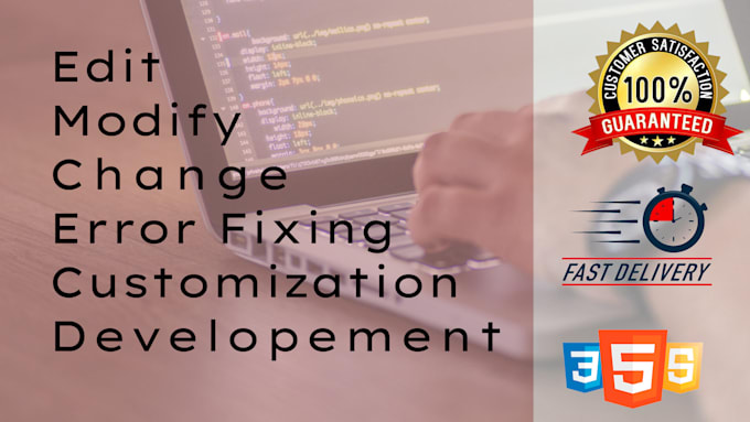 Fix Errors And Edit Website Using Html Css Js By Dilipahir932 Fiverr 