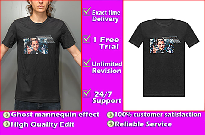 Ghost mannequin remove,cloth reshape symmetric shape, photo editing by ...