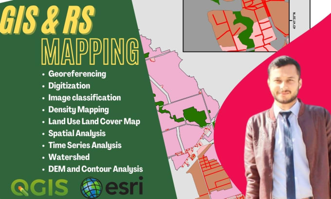 Create professional gis maps and spatial analysis for your project by ...