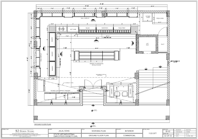 Draft architectural plans, interior drawings in autocad, draftsman by ...