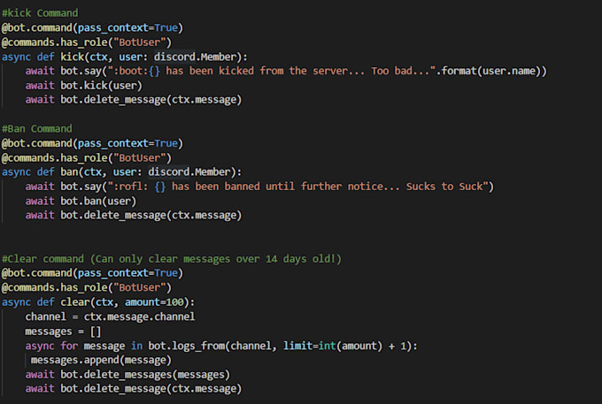 Program and coding a custom discord bot for you by Wallytheeditor | Fiverr