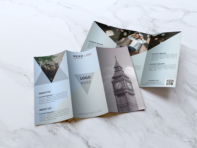 Design attractive brochure, flyer, header by Khansa_ubaid | Fiverr