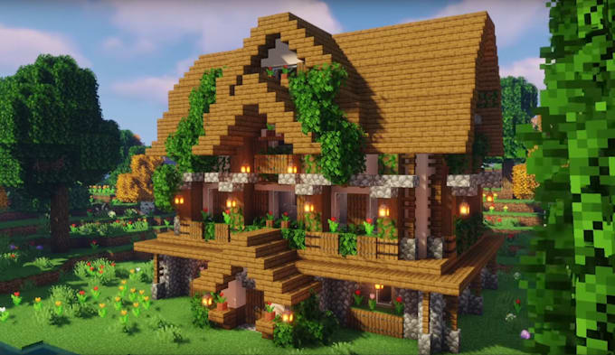 Build a unique house in minecraft for you by Lanistratton | Fiverr