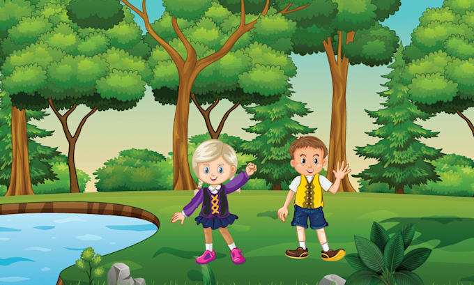 Draw children story book illustration by Serious_design | Fiverr