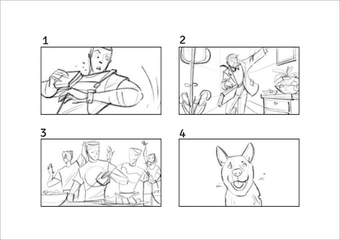 Draw your storyboard animation or comics and game by Arelwijaya | Fiverr