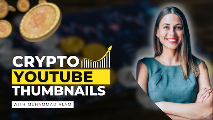 Create crypto youtube thumbnail by Designzilla_1 | Fiverr
