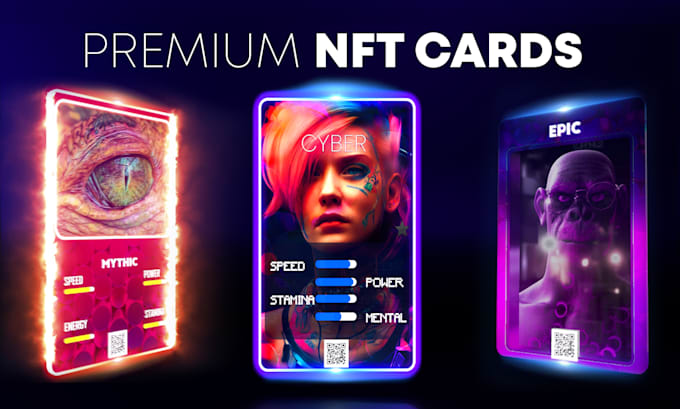 Do 3d crypto nft card, 3d parallax nft trading card by Serhatakgl | Fiverr