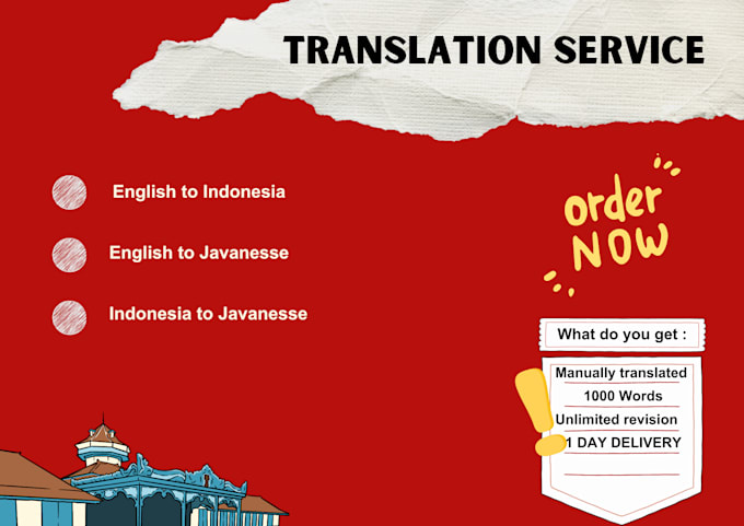 Translate english to indonesia and english to javanese by Maulidafazr ...