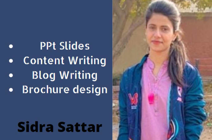 Write articles content and create ppt slides for you by Sidrasattar34 ... Write articles content and create ppt slides for you by Sidrasattar34 ...