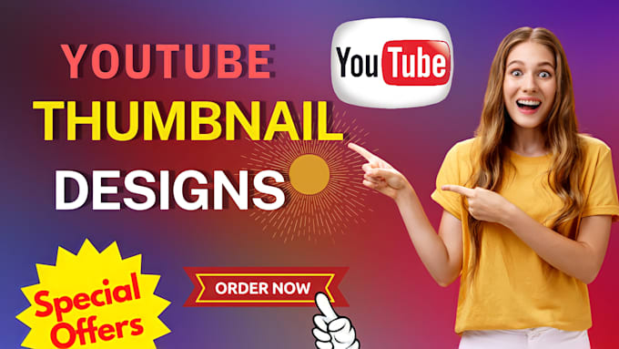 Create trendy and unique youtube thumbnails by Happy_4you | Fiverr