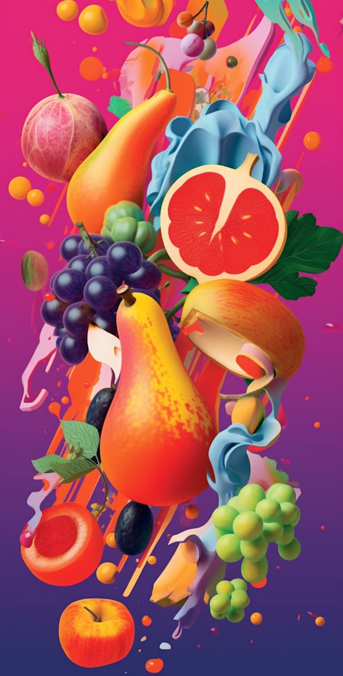 Make food pop art of your food by Estieverster23 | Fiverr