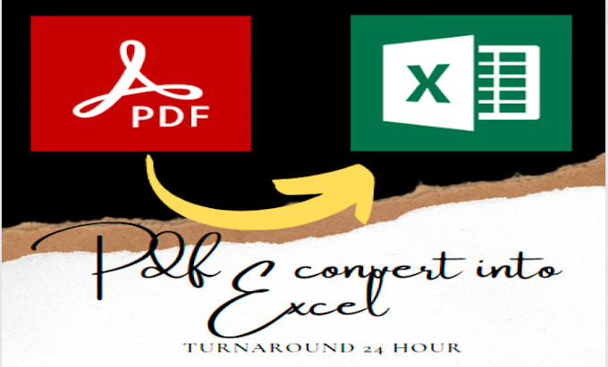 Convert a file pdf into excel by Anumnihal | Fiverr