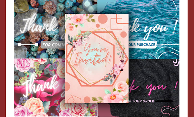 Create a beautiful and unique invitation card for you by ...