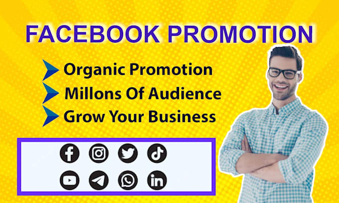 Do organic facebook promotion usa, uk, and worldwide by Mehedidmbd | Fiverr