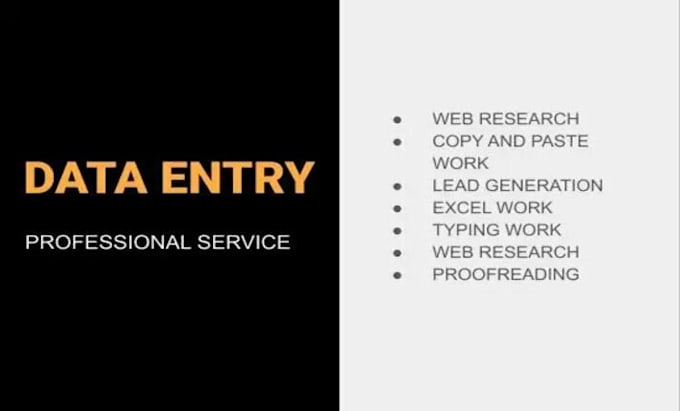 Do data entry, copy paste, web research and copy pasting by ...