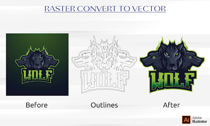 Professional vectorization services for your images by Raoraheel1 | Fiverr