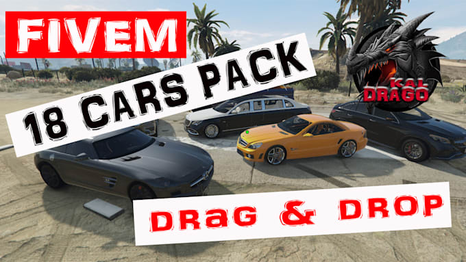 Give you a 18 cars fivem ready cars pack by Popescuradu | Fiverr