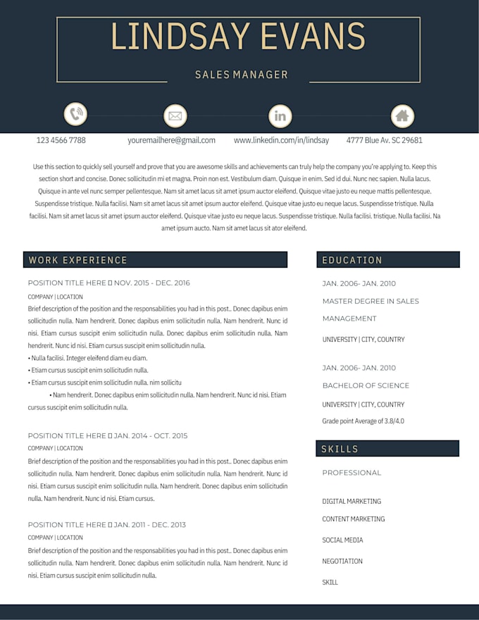Design professional resume templates, and rewrite by Mptemplates | Fiverr