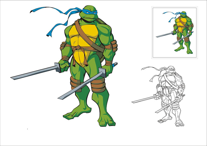 Trace bitmap and drawn image to vector by Freeyurcho | Fiverr