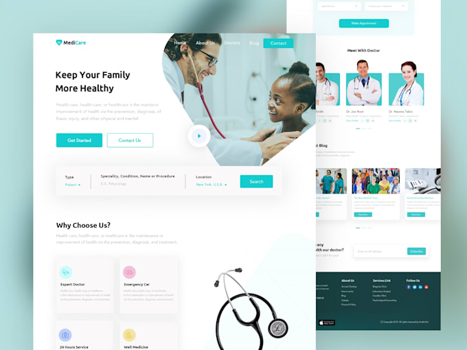Design responsive landing page with html css within 24 hours by ...