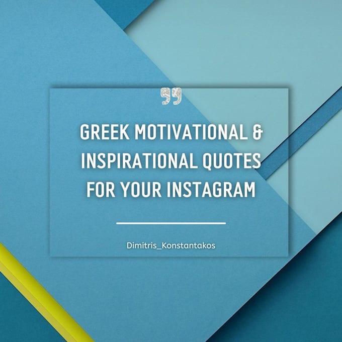 Design in greek 150 premium quality instagram posts by Jimthekidd | Fiverr