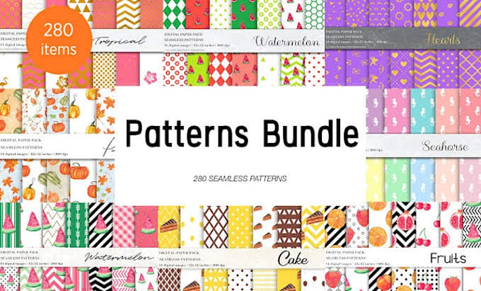 Create 4k quality world class pattern design for business, textile ...