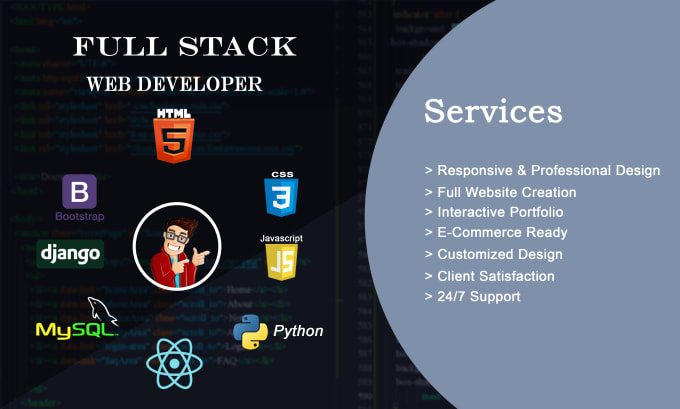 Do react js, django, python websites full stack development by ... Do react js, django, python websites full stack development by ...