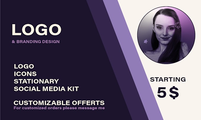 Design simple modern minimal logo for your brand by Raluserban | Fiverr