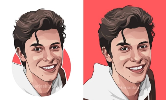Draw cartoon portrait from your photo by Spphotography08 | Fiverr