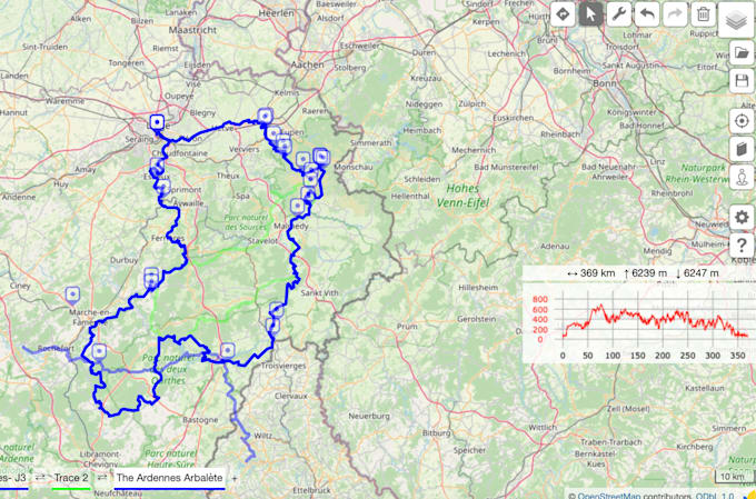 Create gpx, routes for your sports outing and discover your region by ...