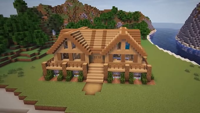 Do a simple minecraft house by Foxabg | Fiverr