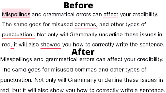 Correct mistakes in any letter by Otogiritobi | Fiverr