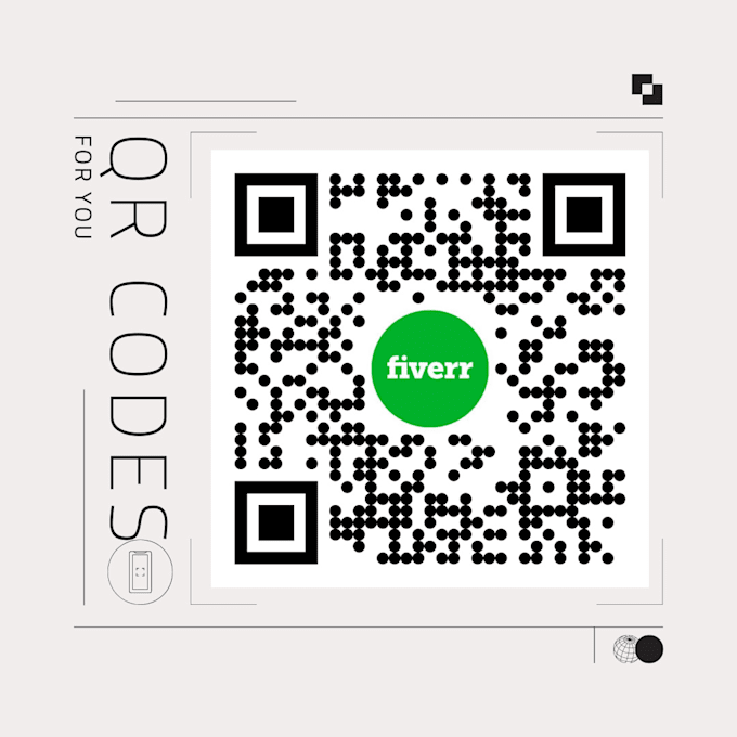 Create qr codes for you or your business by Sanugga | Fiverr