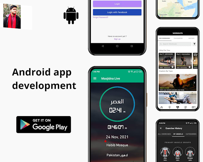 Android java kotlin mobile app development android studio by Zeeshanijaz82 | Fiverr